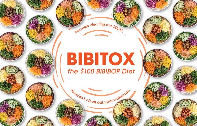 BIBITOX - The $100 BIBIBOP Diet - BIBIBOP Asian Grill