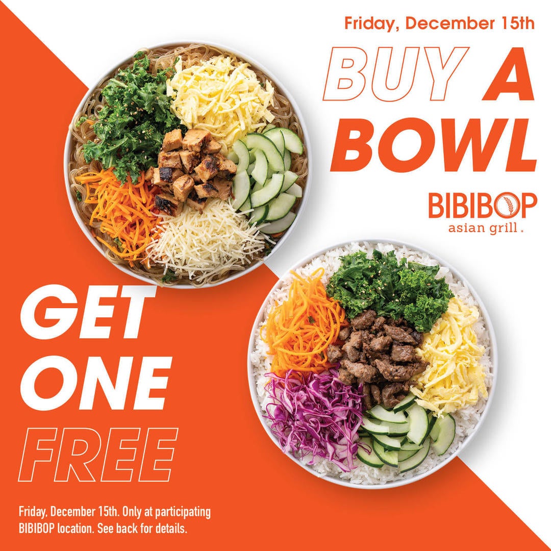 BIBIBOP's Exclusive BOWL-GO Offer in Cary, NC - BIBIBOP Asian Grill